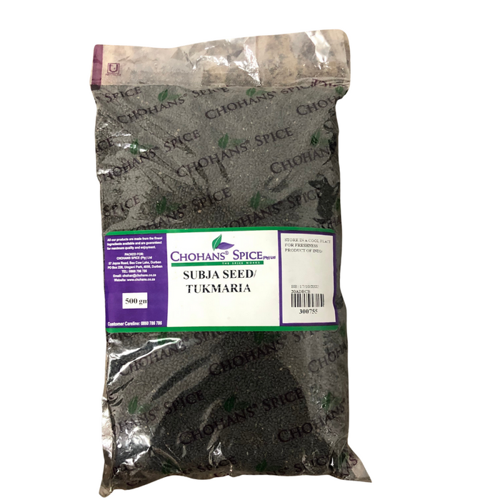Subja Seed / Tukmaria 500g — Chohans Spice
