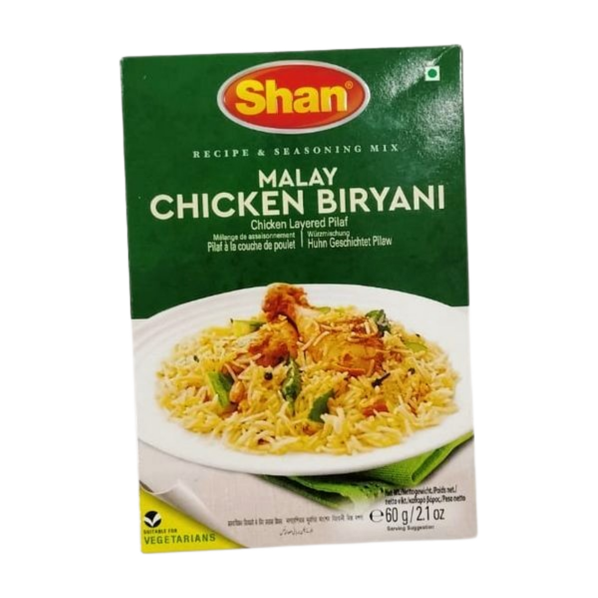 SHAN MALAY CHICKEN BIRYANI 60GM — Chohans Spice