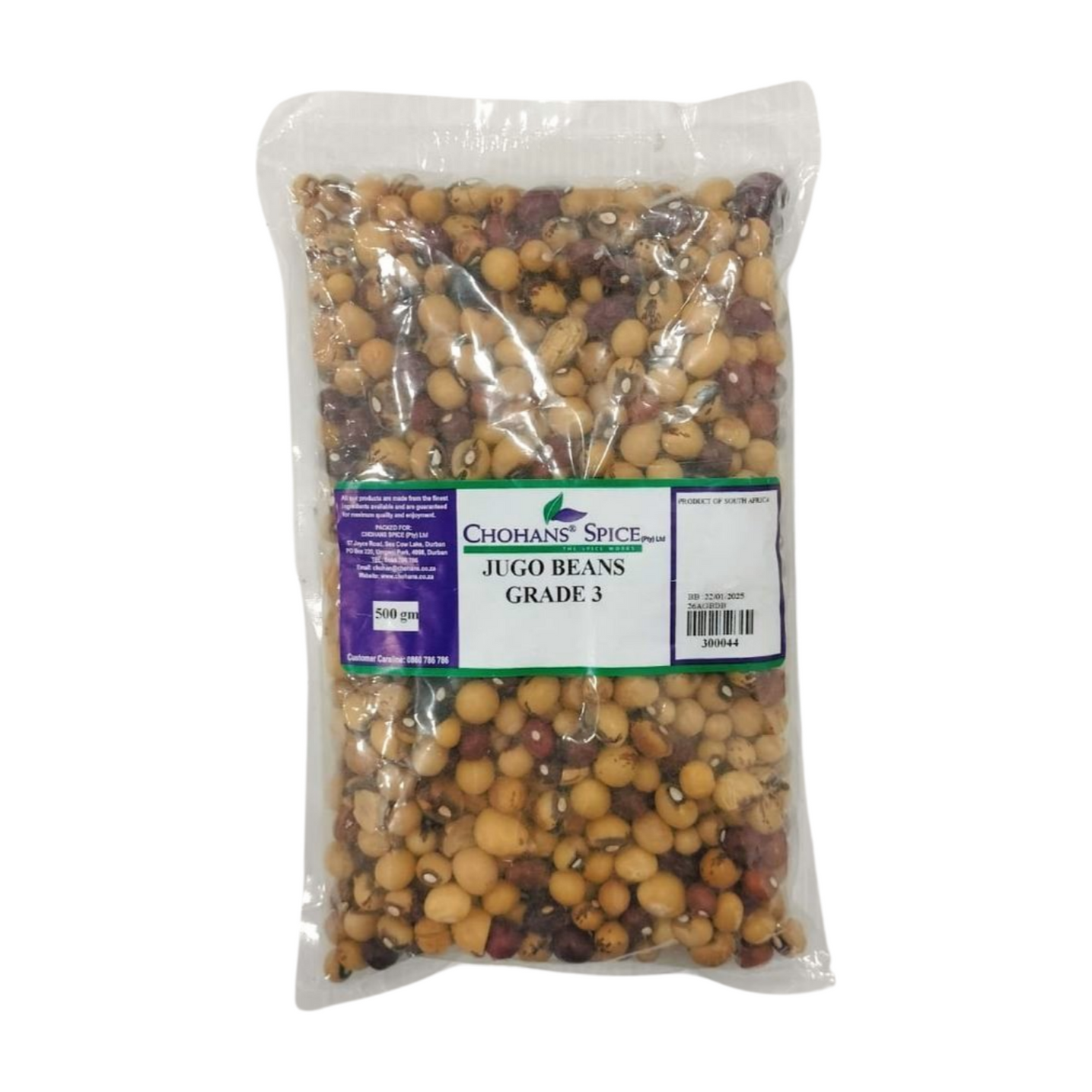JUGO BEANS (GRADE 3) 500GM — Chohans Spice