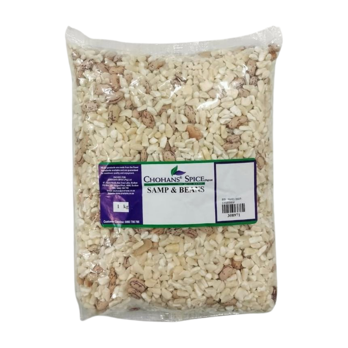 SAMP & BEANS 1KG — Chohans Spice