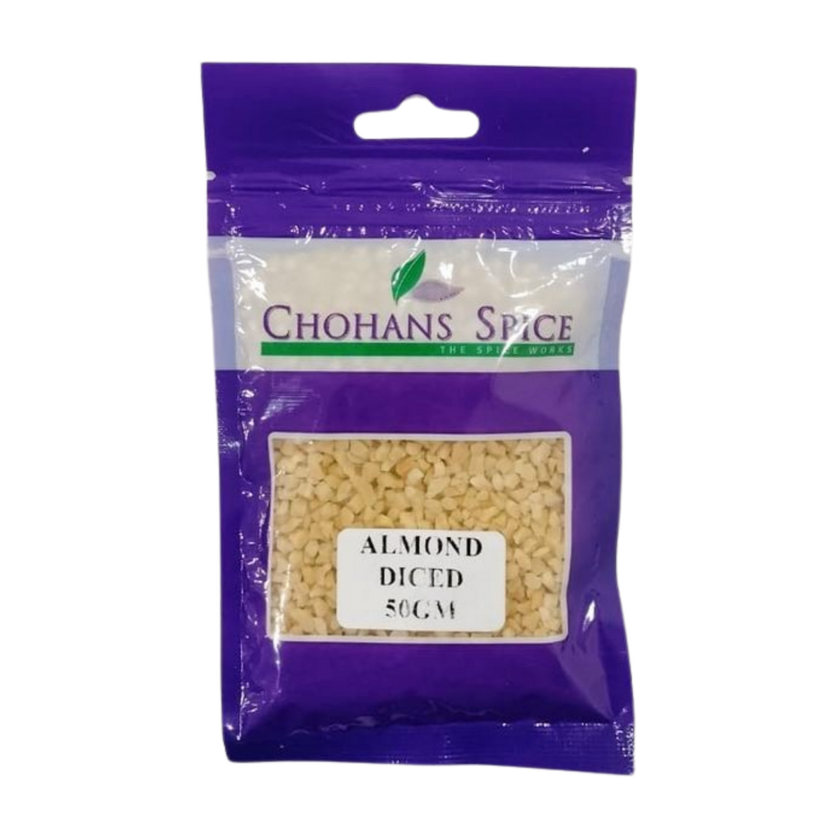 DICED ALMONDS 50GM — Chohans Spice