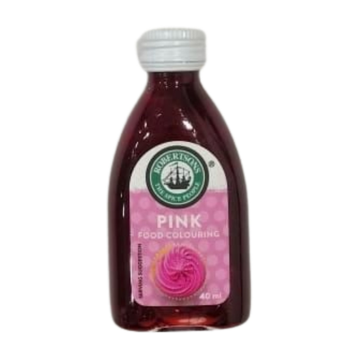 ROBERTSONS PINK FOOD COLOURING 40ML — Chohans Spice