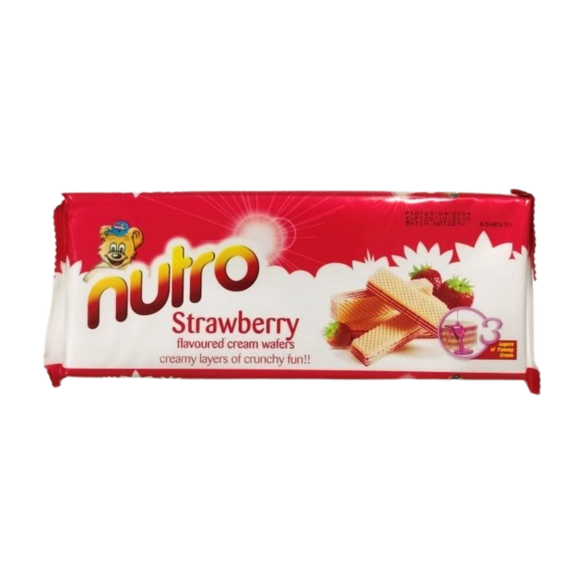 NUTRO STRAWBERRY WAFERS 75GM — Chohans Spice