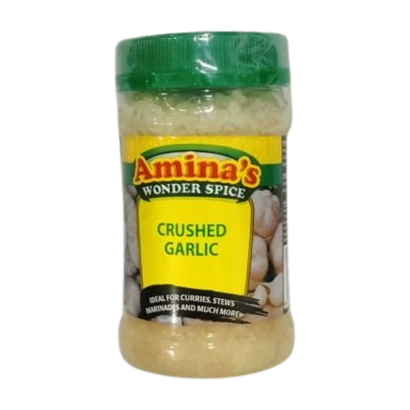 AMINAS CRUSHED GARLIC 300GM — Chohans Spice