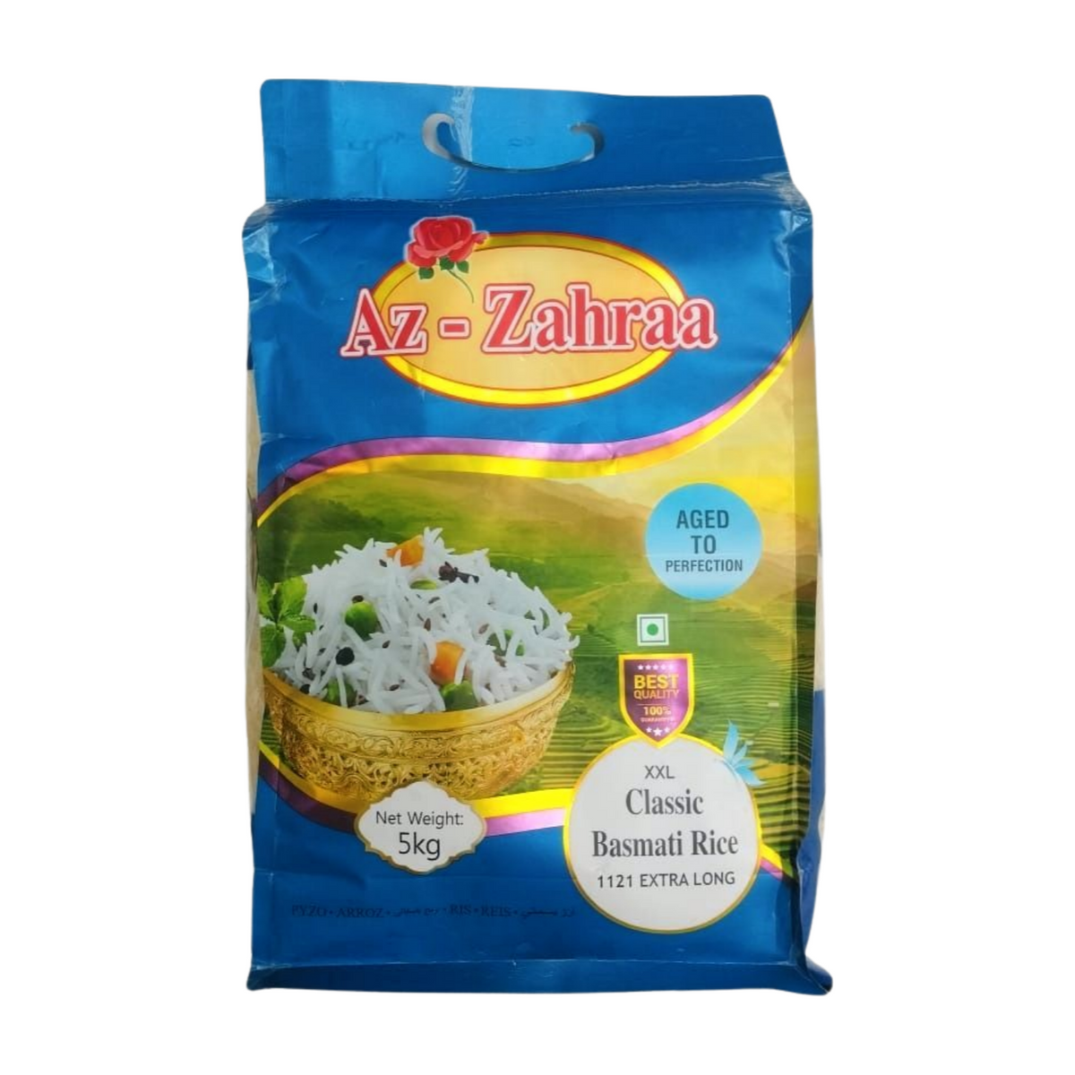 AZ-ZAHRAA CLASSIC BASMATI RICE 5KG — Chohans Spice