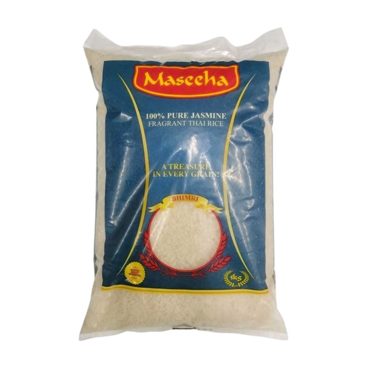 MASEEHA PURE JASMINE FRAGRANT THAI RICE 5KG — Chohans Spice