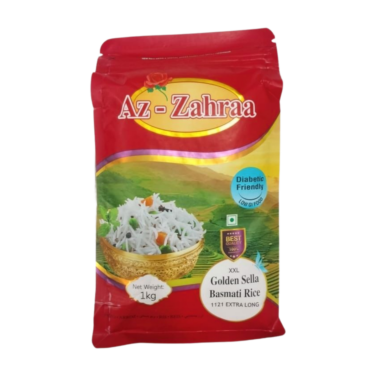 AZ-ZAHRAA GOLDEN STELLA BASMATI RICE 1KG — Chohans Spice
