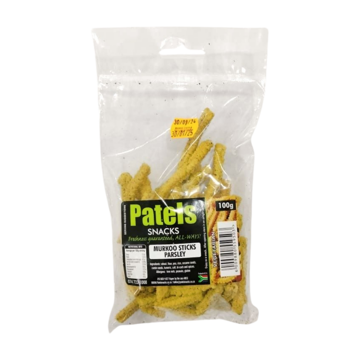 PATELS PARSLEY MURKOO STICKS 100GM — Chohans Spice