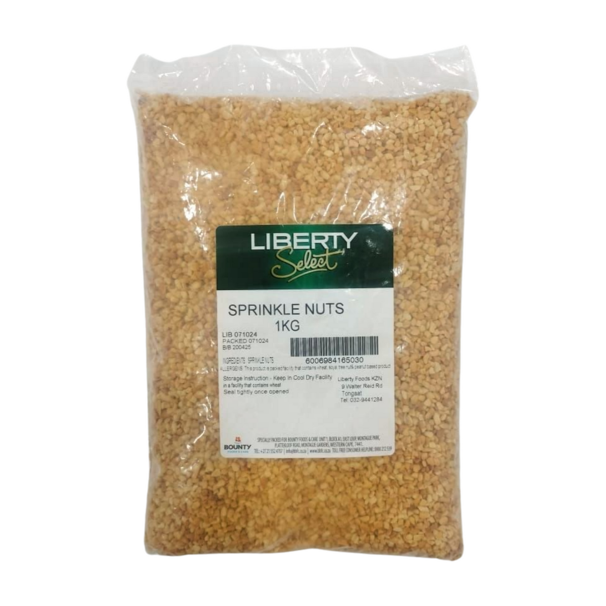 LIBERTY SPRINKLE NUTS 1KG — Chohans Spice