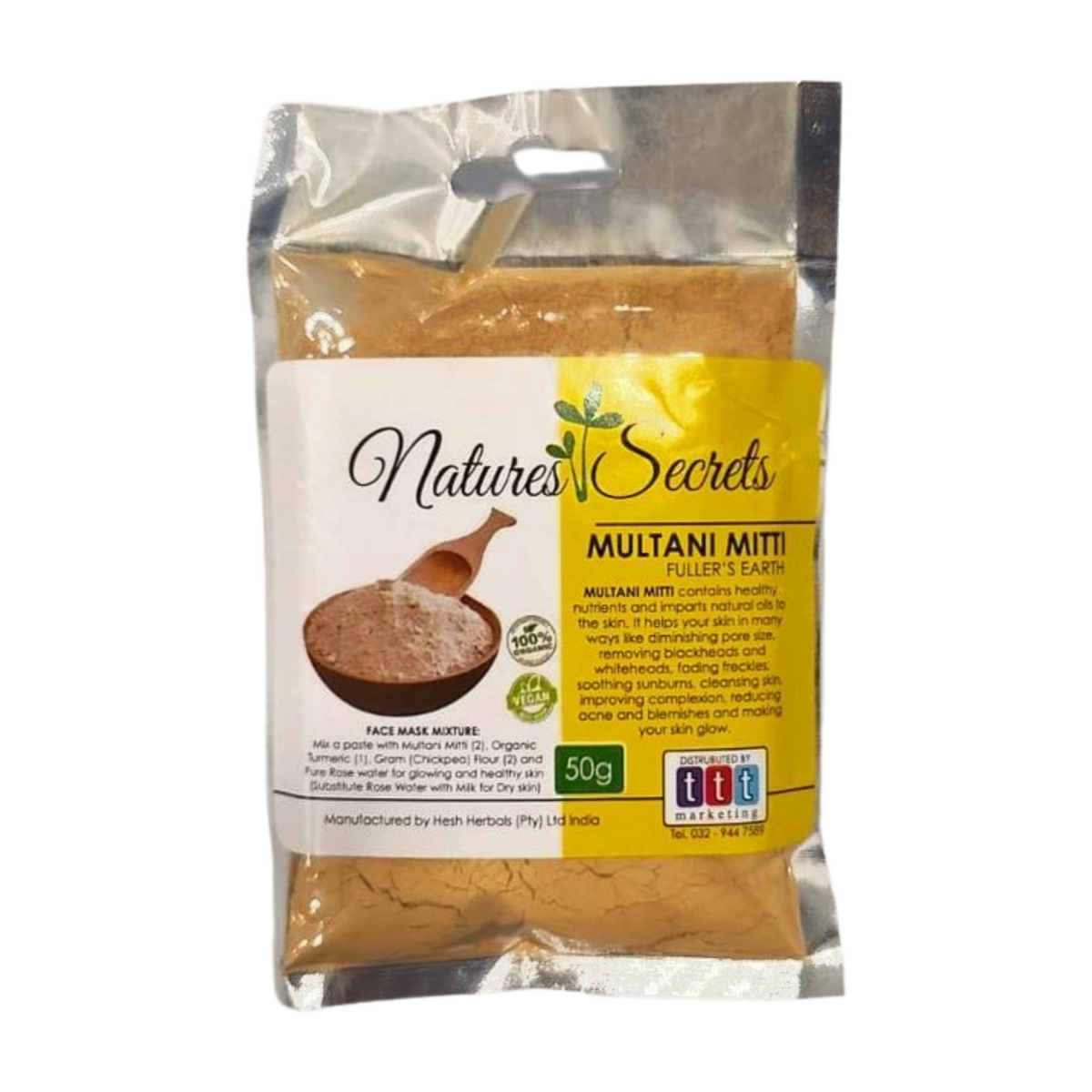 NATURES SECRET MULTANI MITTI 50GM — Chohans Spice