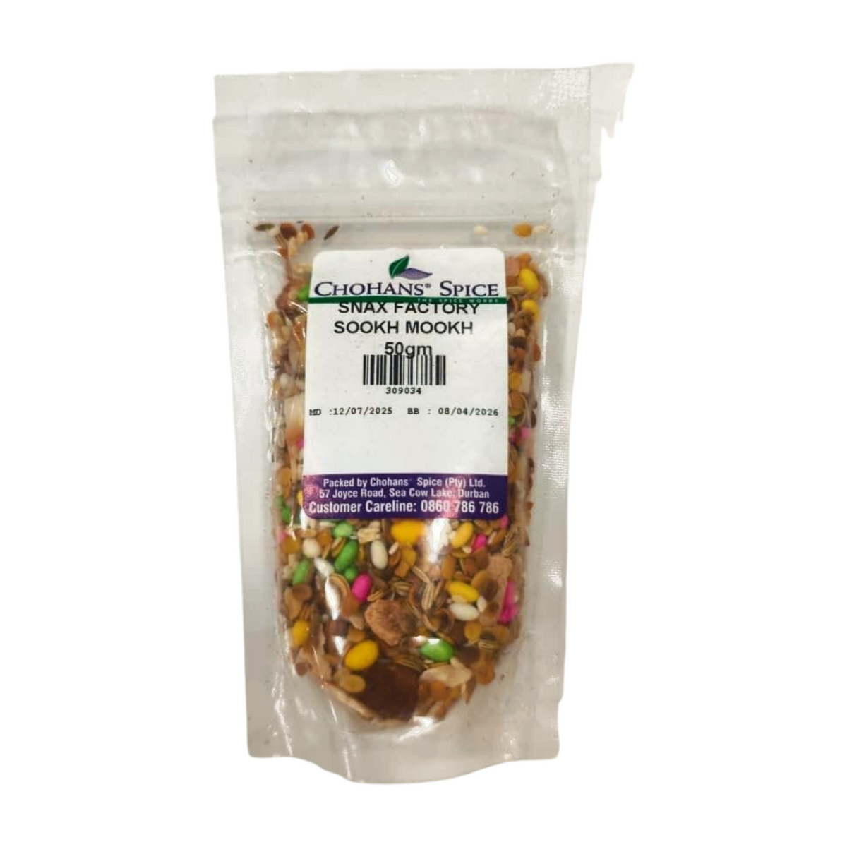 SNAX FACTORY SOOKH MOOKH 50GM — Chohans Spice