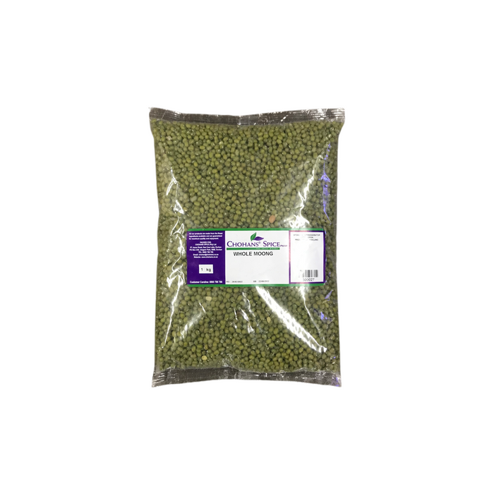 WHOLE MOONG 1KG — Chohans Spice