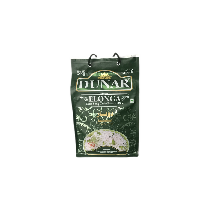 Dunar Elonga Extra Long Basmati Rice 5kg — Chohans Spice
